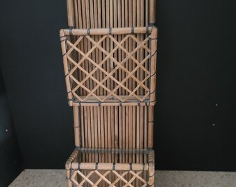 Wicker Letter Holder - Etsy