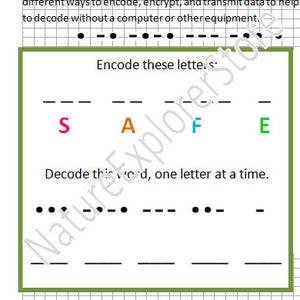 Morse Code Worksheet - Digital Download Only - STEM - Think Like a ...