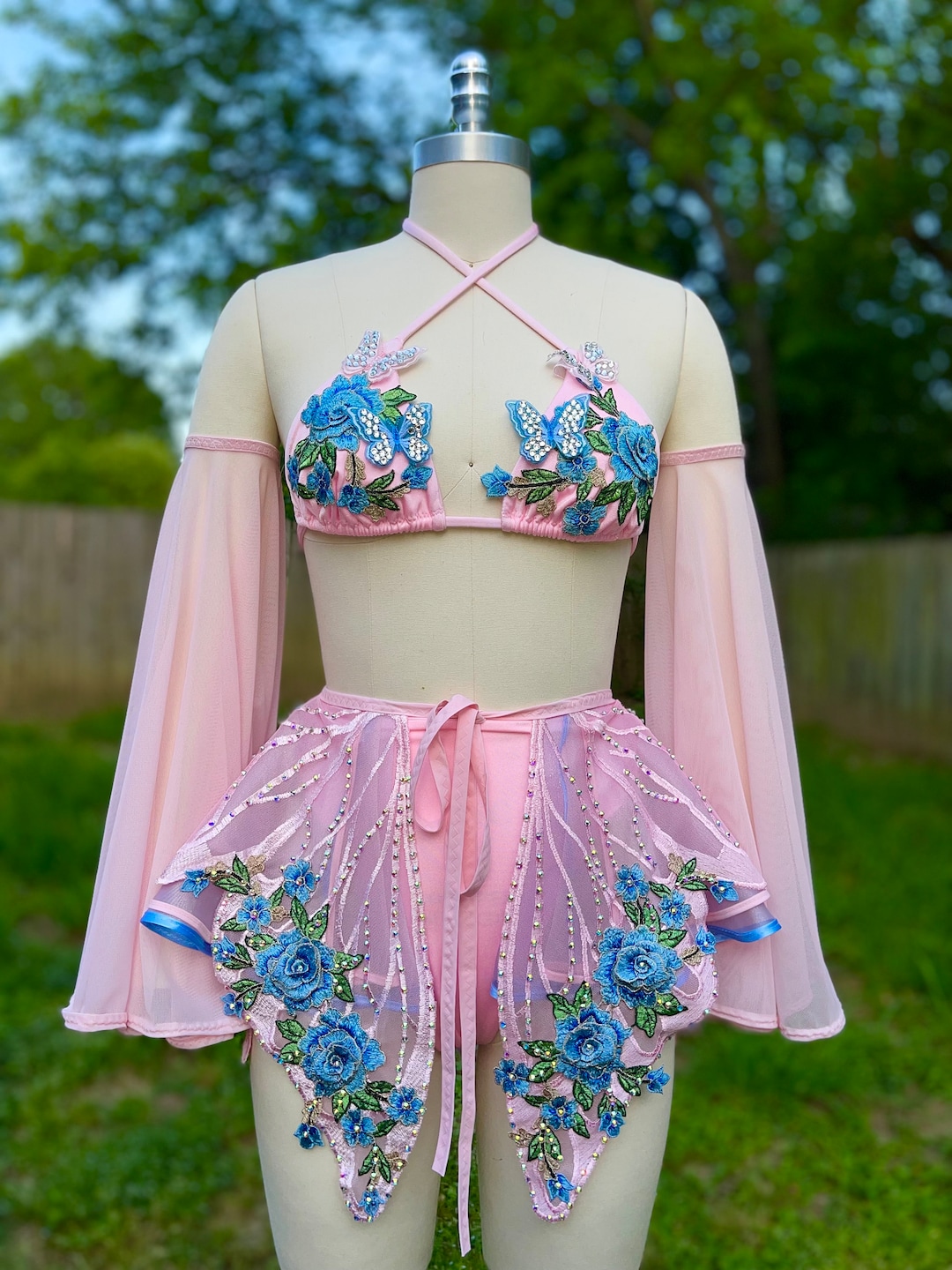 Azalea Set Butterfly Rave Set Fairycore Festival Outfit rave Wearfairy ...