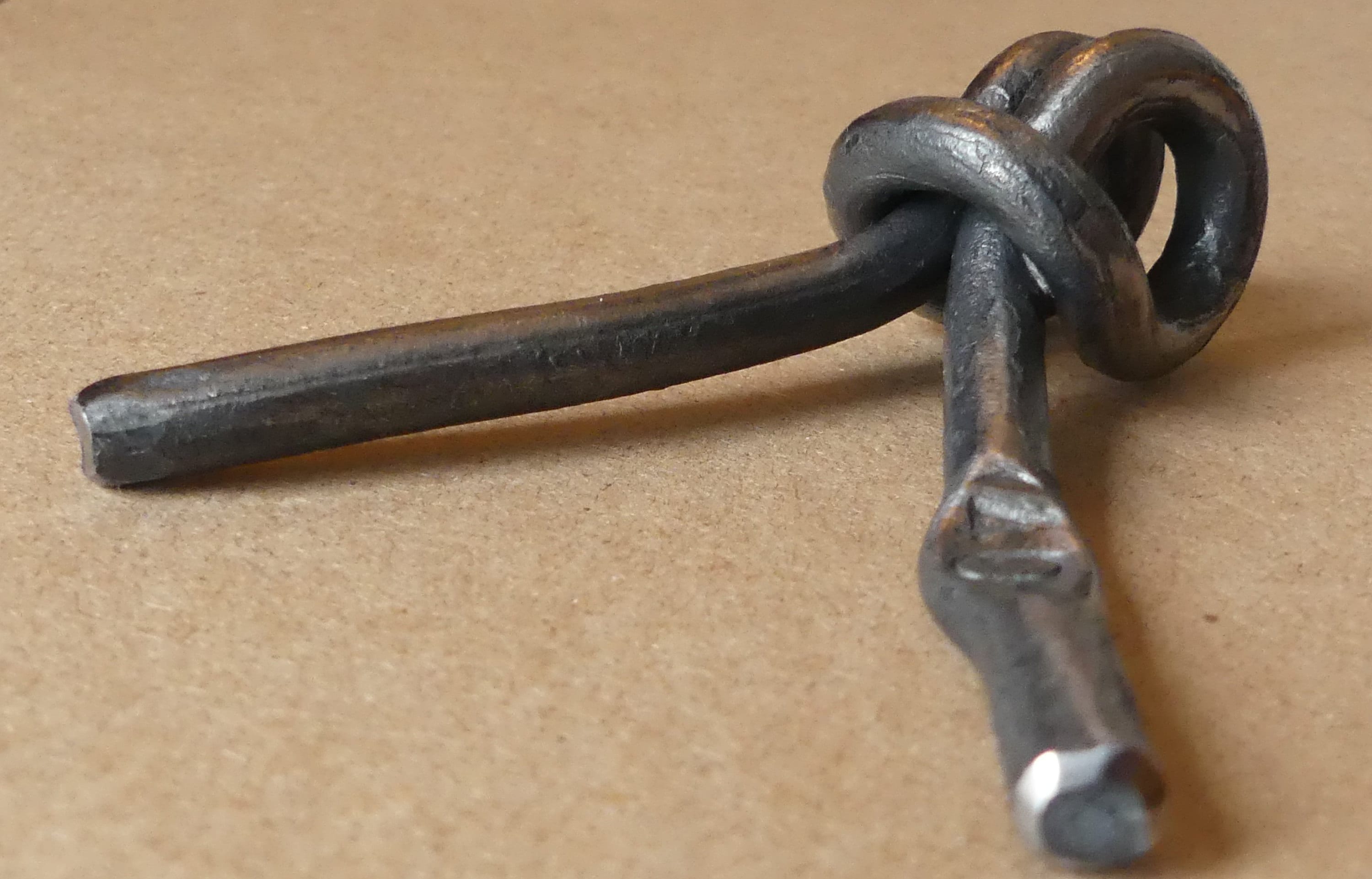 Personalized Wrought Iron Keyring, Lark's Head Knot, Kiteboarding ...