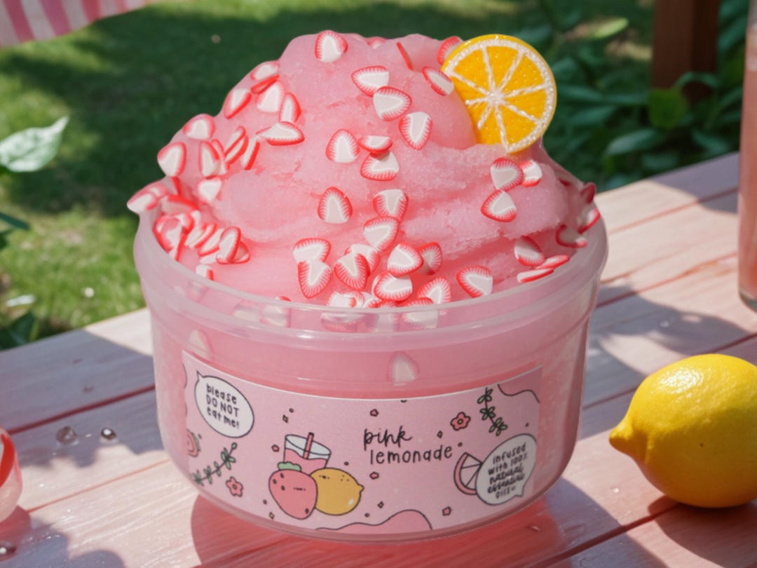 Pink Lemonade // Icee Slime // Sonria Slime Shop - Etsy