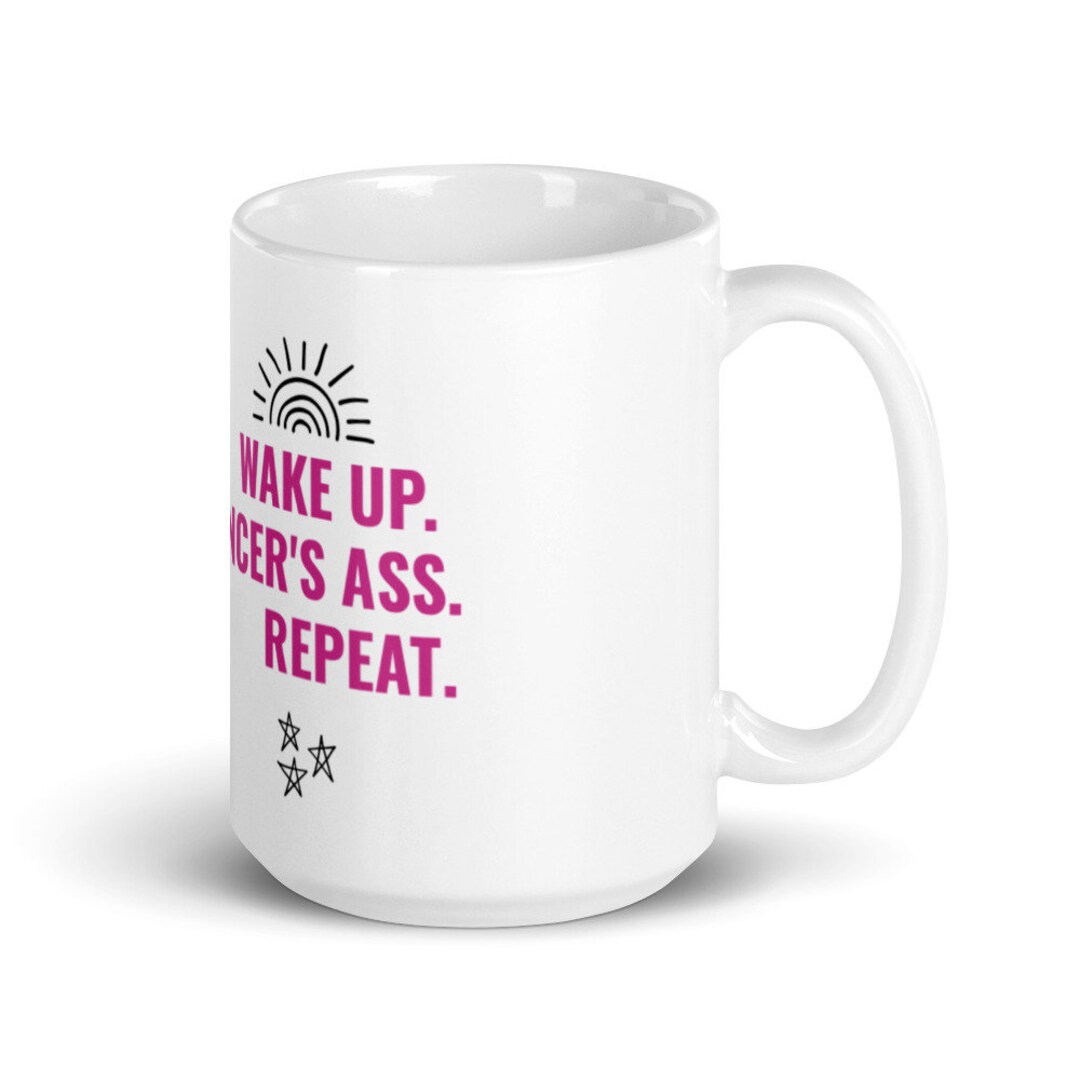 Kick Cancer's Ass Mug- Pink - Etsy