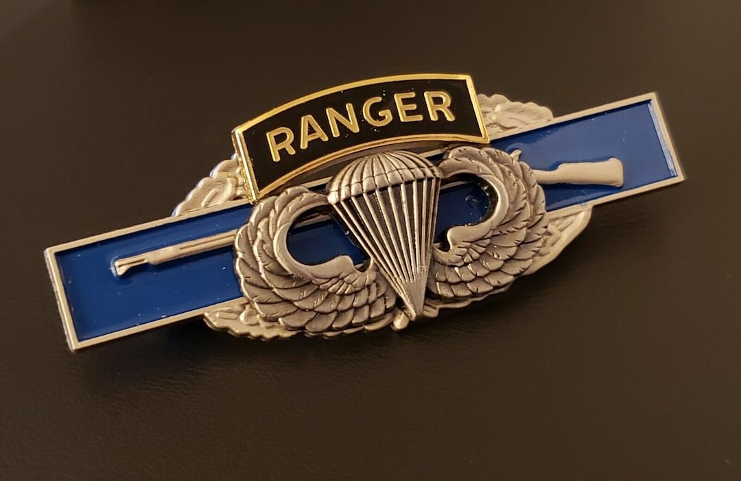 RANGER Basic Jump Wings US Army Combat Infantry Badge CIB Airborne Pin ...