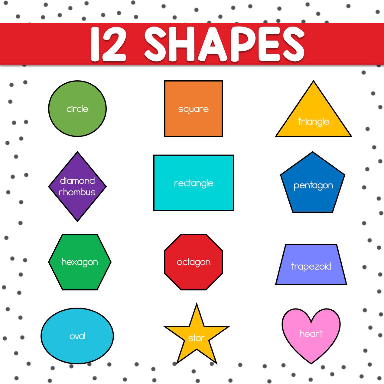 2D Shapes Activity Pack - Etsy