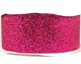 Pink Glitter Ribbon | Etsy