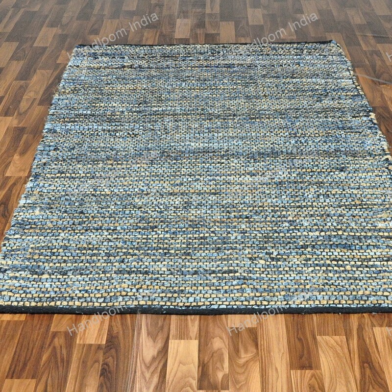 Denim Braided Rug - Etsy