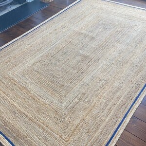 12x15 Extra Large Area Rug for Living Room, Natural Jute Rug, Braided ...