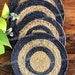 Braided Jute Rope Table Place Mats Set of 6 Pc Coastal Table - Etsy