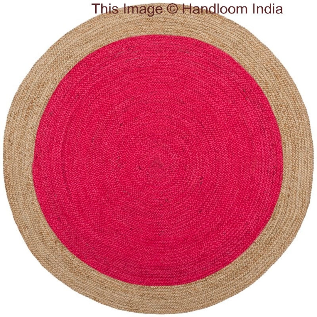 4 X 4 Round Area Rug for Bedroom Hand-braided Extra Large 8 - Etsy