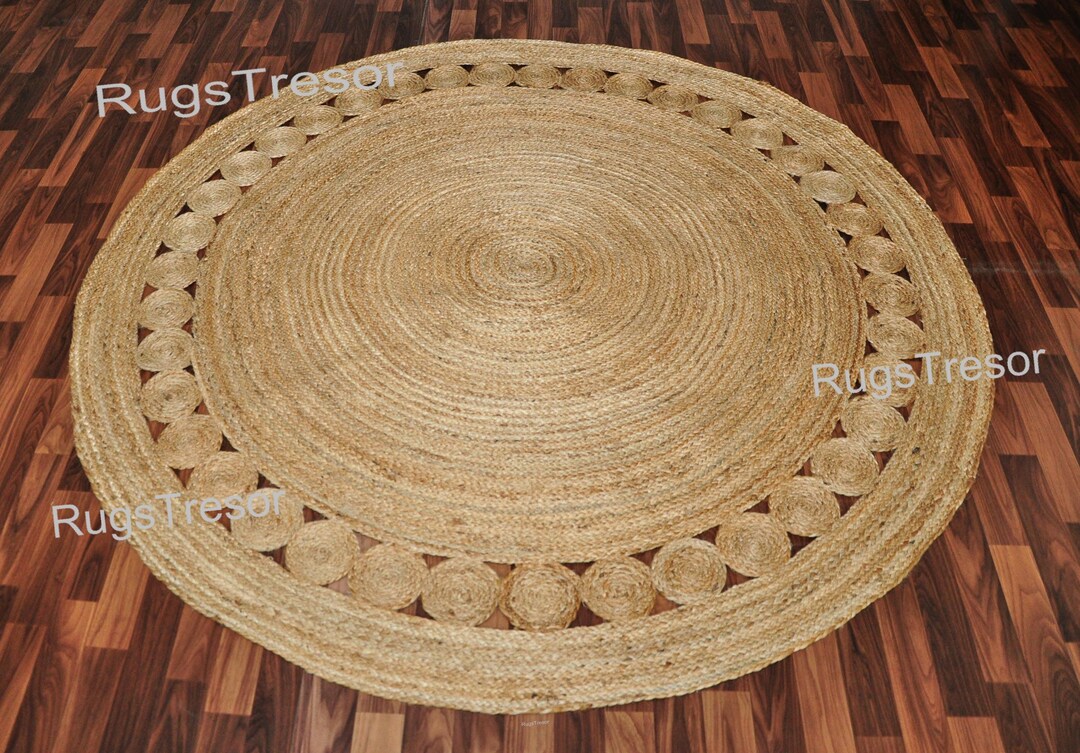 Round Jute Rug, Extra Large Round Rug for Living Room, Round Area Rug ...