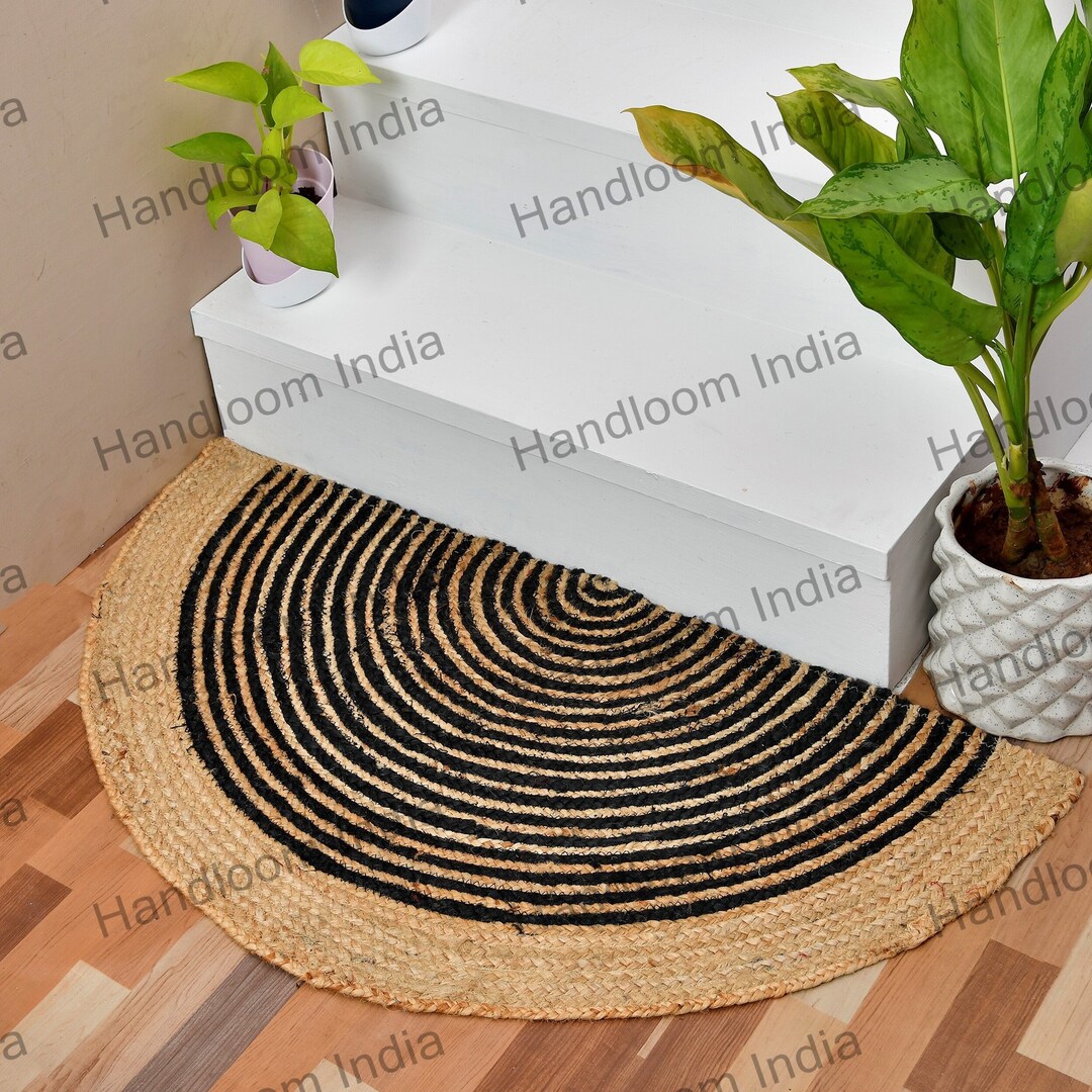 Buy Entryway Doormat, Striped Doormat, X Large Doormat, Half Moon Area ...