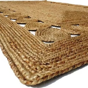 Natural Jute Rug for Living Room 5x7 Boho Decor Rugs ON SALE - Etsy