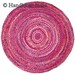 Bohemian Round Rug for Living Room Floors, 8 Feet Round Braided Rug ...