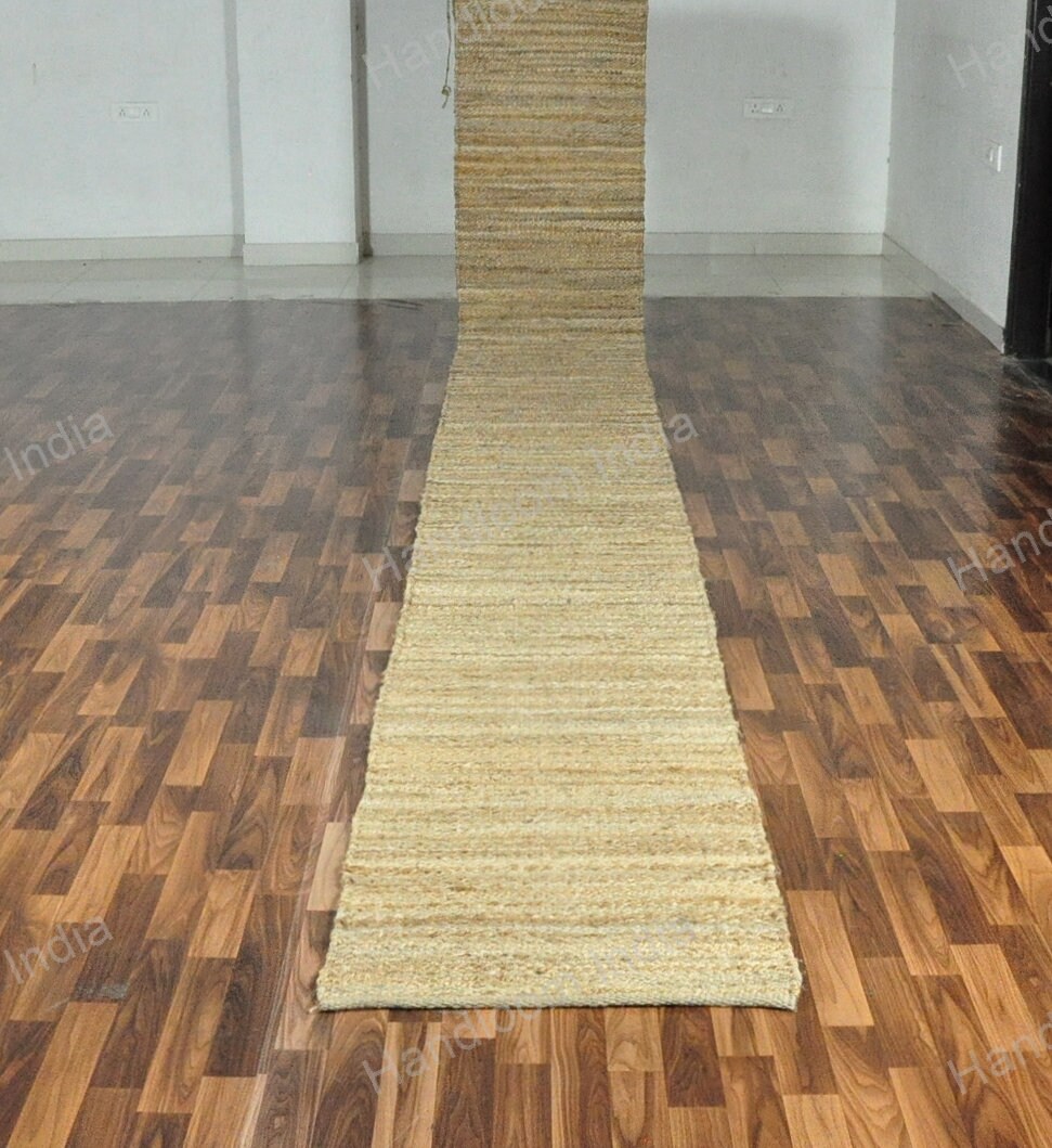 Jute Stair Runner, Jute Runner Rug, Anti Slip Jute Rug for Stair Steps ...