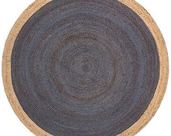 Round Woven Rug - Etsy