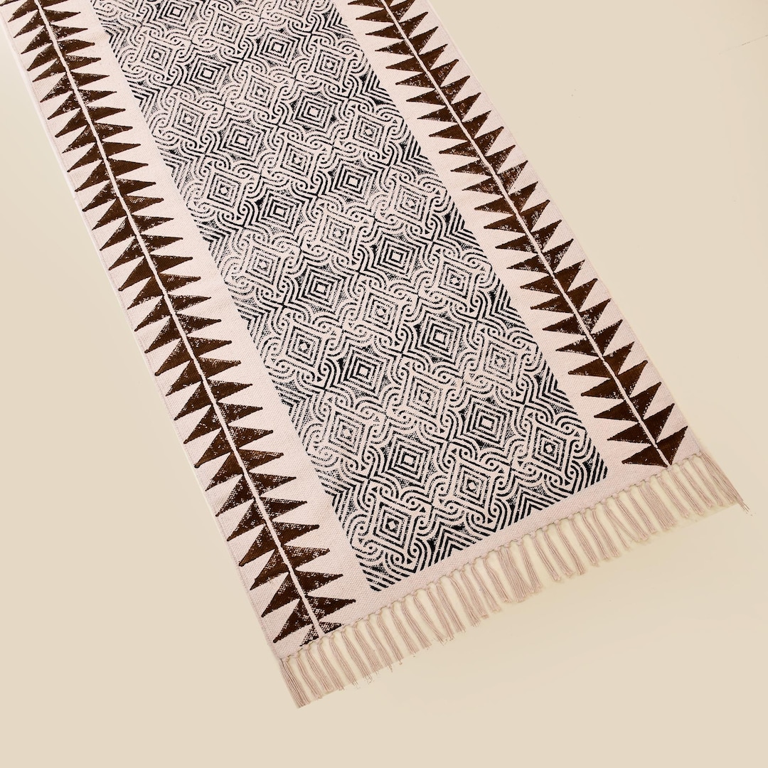 Washable Stair Runner/hall Runner/ Entry Door Rug, Washable Cotton Rug ...