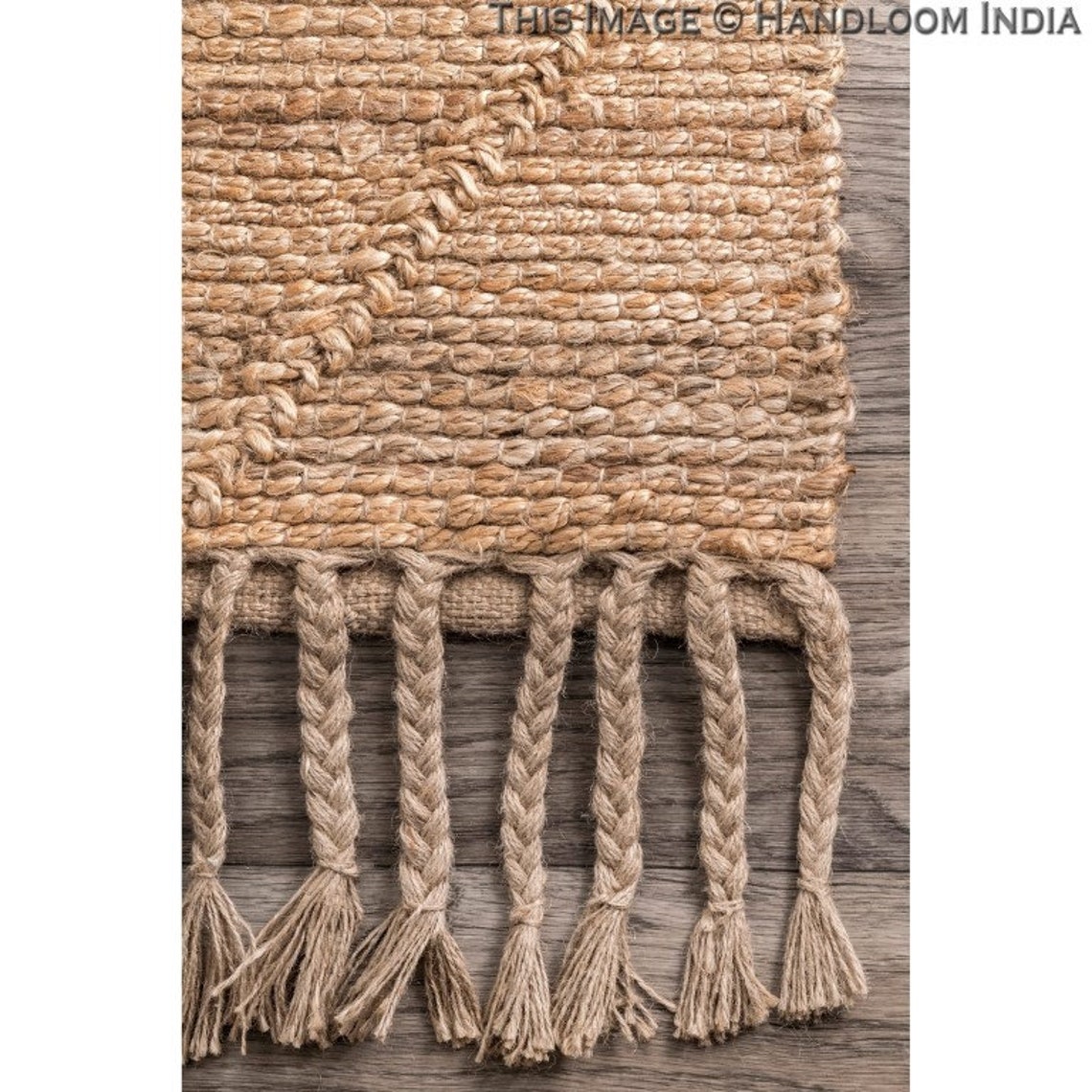 Natural Jute Rug 5 X 7 Area Rugs for Living Room Boho Decor - Etsy