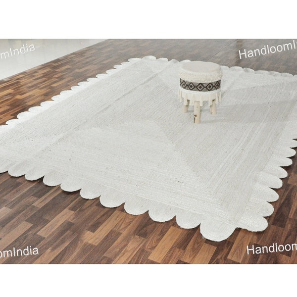 Scalloped Rug - Etsy
