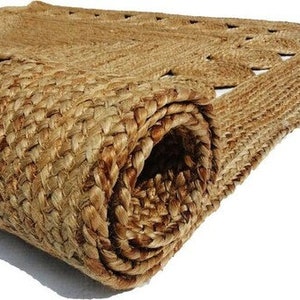 Natural Jute Rug for Living Room 5x7 Boho Decor Rugs ON SALE - Etsy