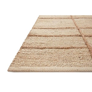 Striped Pattern Jute Rug Runner, Custom Size Area Rug for Living Room ...