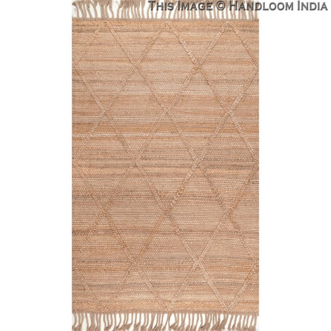 Natural Jute Rug 5 X 7 Area Rugs for Living Room Boho Decor - Etsy