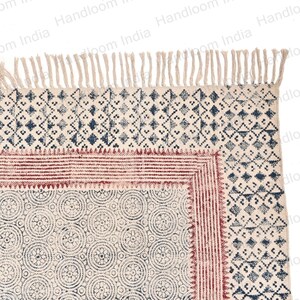 Washable Cotton Rugs, Printed Cotton Rug, Machine Washable Rug ...