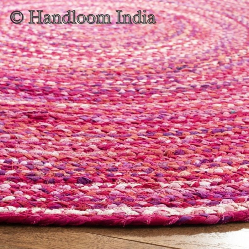 Bohemian Round Rug for Living Room Floors 8 Feet Round | Etsy