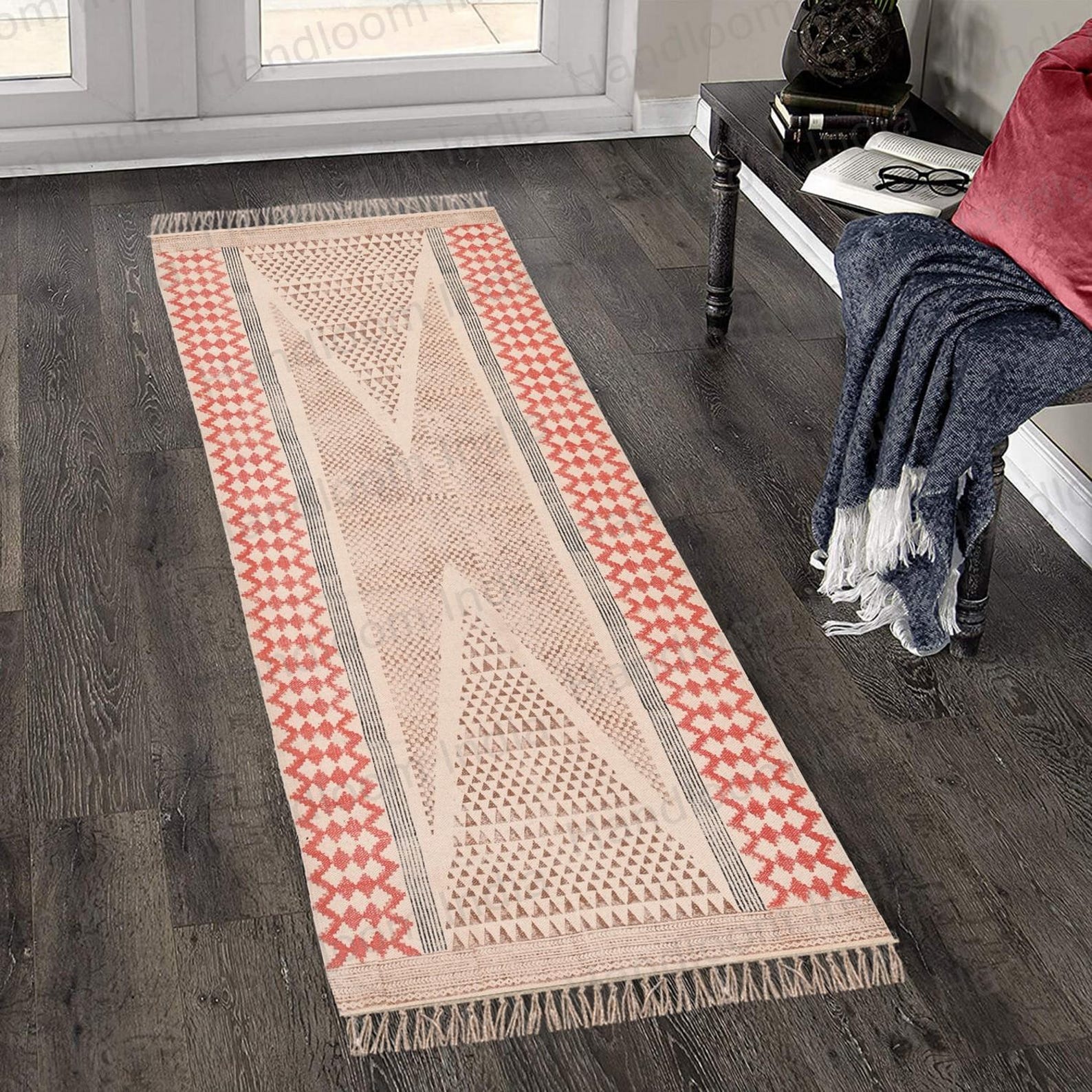 Washable Cotton Rug, Woven Cotton Carpet, Indoor Outdoor Rugs ...