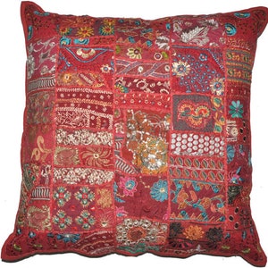 24x24 Maroon Decorative Throw Pillows for Couch Outdoor - Etsy