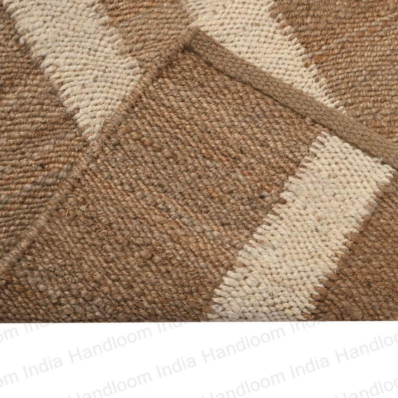 Jute Woven Stair Runner | Rustic Natural Rug | Farmhouse Eco-friendly ...