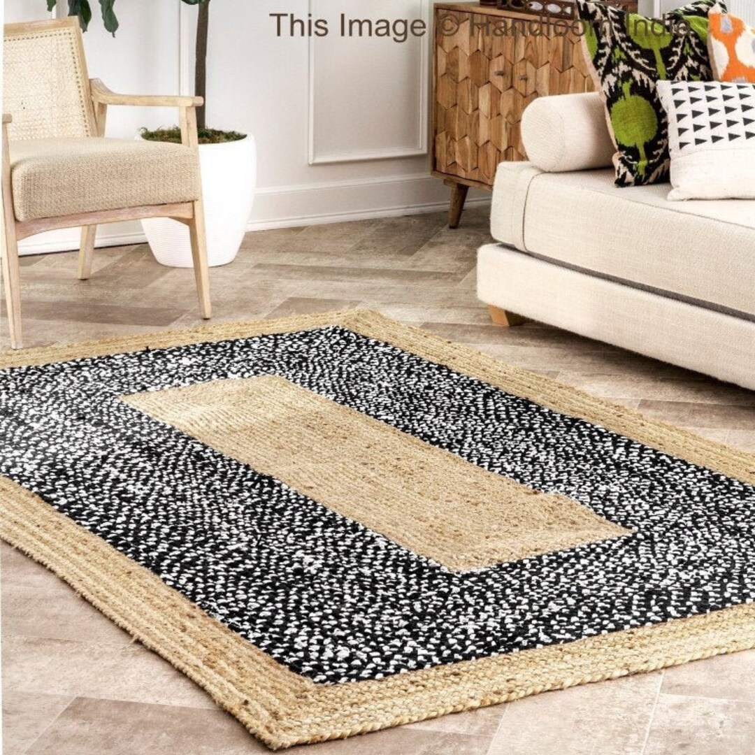 Bohemian 4 X 6 Area Rug for Dining Room ON SALE, Braided Living Room ...