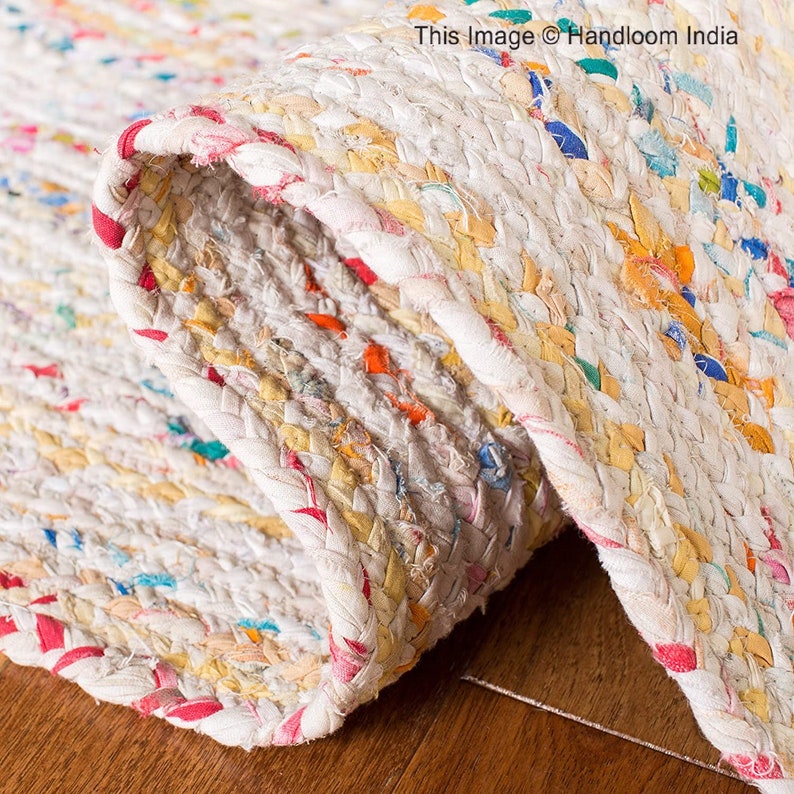 Reversible 5 X 7 Oval Area Rug for Living Room Braided - Etsy