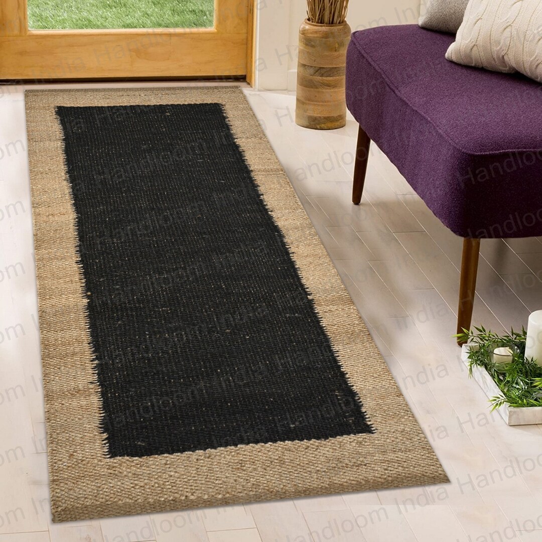 Hemp Stair Runner, Natural Fiber Runner, Sisal Rug Runner, Bedside ...