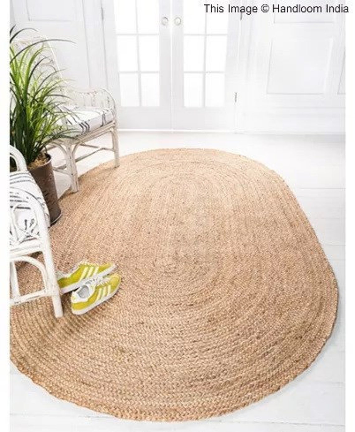Buy Natural Jute Beige Area Rugs 5 X 7 for Living Room FOR - Etsy