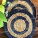 Braided Jute Rope Table Place Mats Set of 6 Pc Coastal Table - Etsy