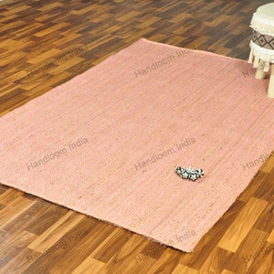 Natural Jute Area Rug for Living Room 5 X 7 Feet, Braided Soft ...