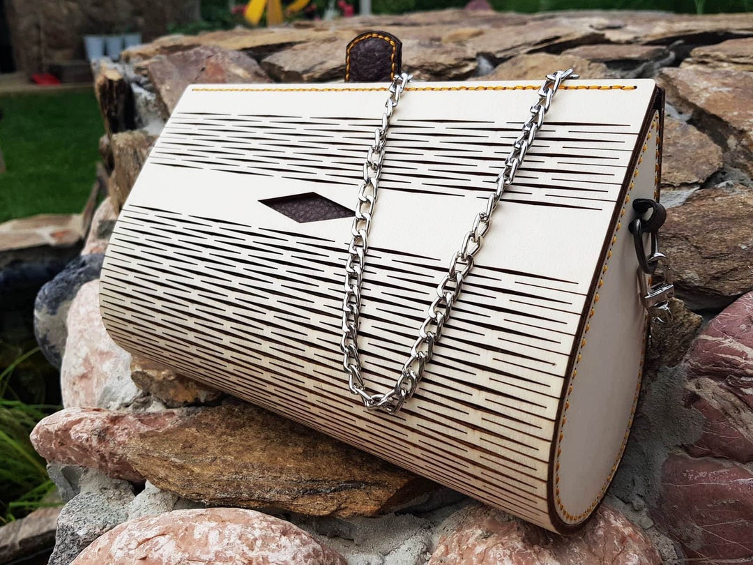 Handmade Wooden Handbag - Etsy