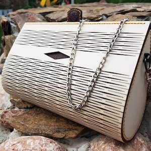 Handmade Wooden Handbag - Etsy