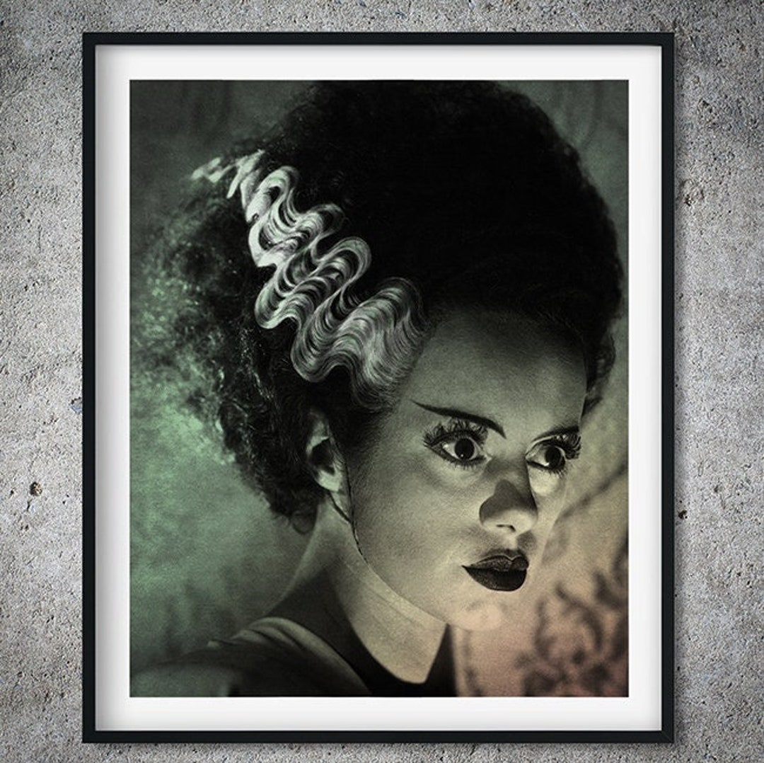 The "bride of Frankenstein" Gothic Reprint, Vintage Photograph, Poster ...