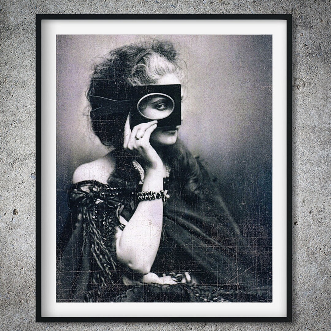 The countess of Castiglione Gothic Reprint, Vintage Photograph, Poster ...