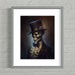 Vintage Skeleton Portrait Gentleman Skeleton in Top Hat - Etsy