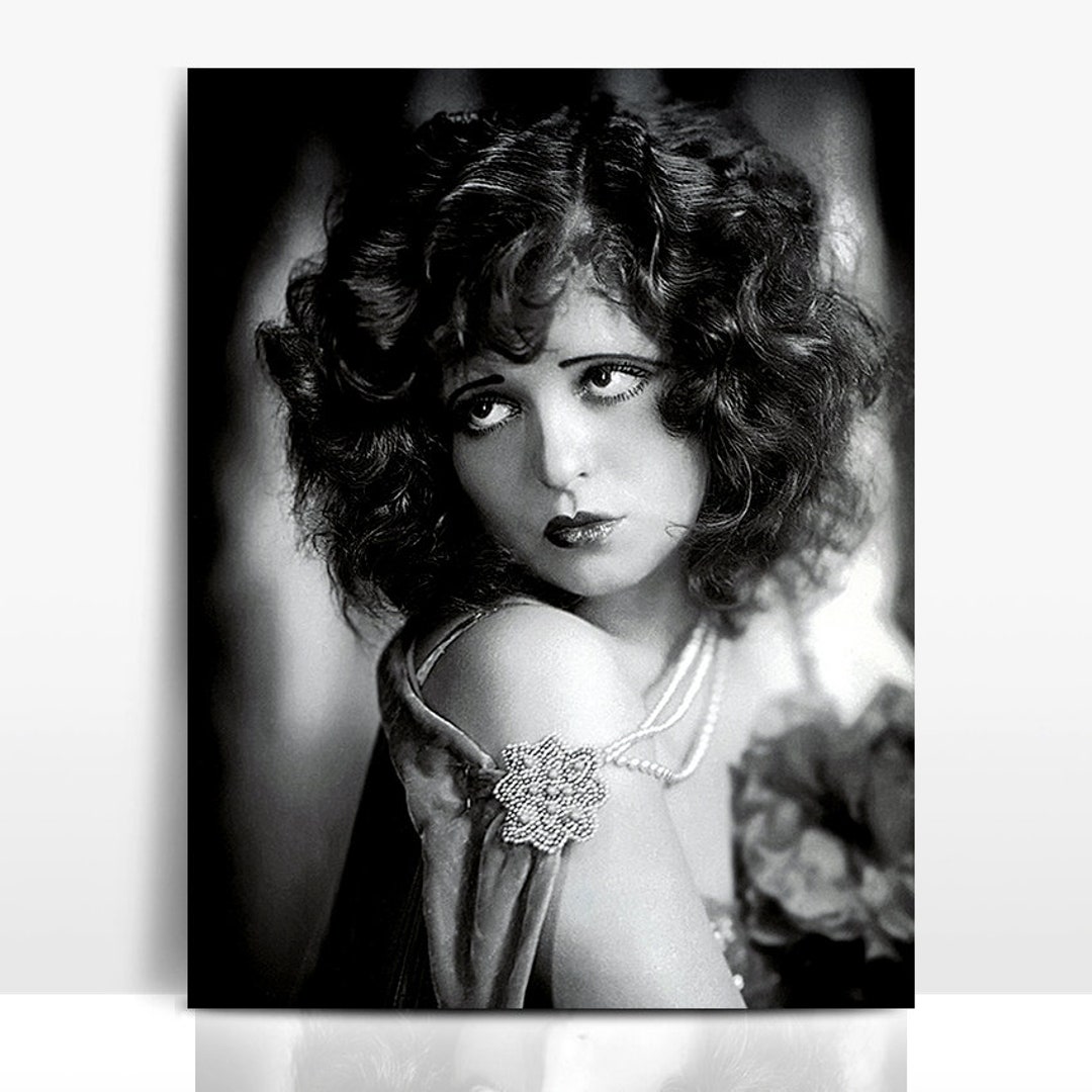 The Darling Of Hollywood Clara Bow Vintage Photograph Betty Boop Sexy Hollywood Actress