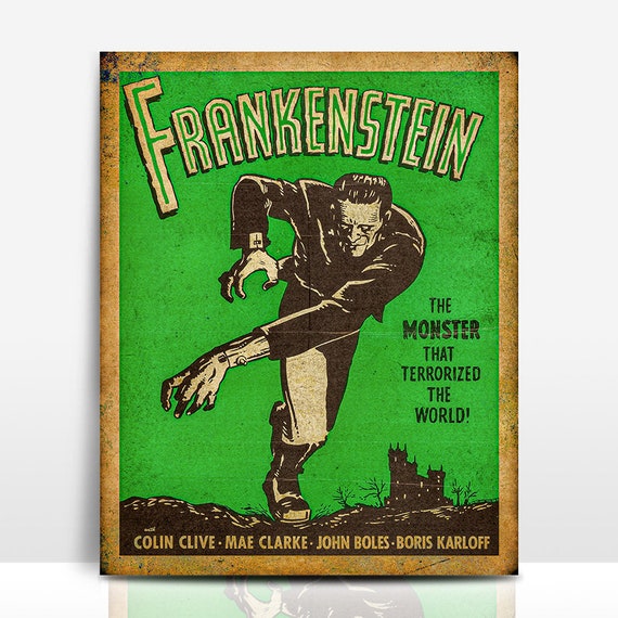 Original Frankenstein Movie Poster 1931