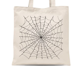 Spider Web Tote Bag - Etsy