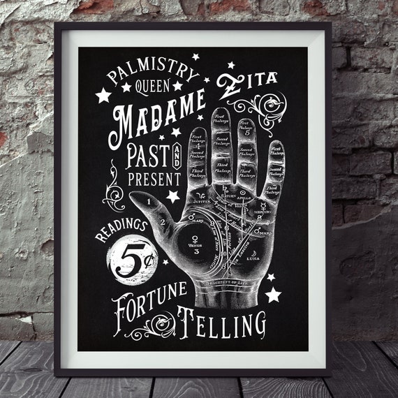 Fortune Teller Circus Poster