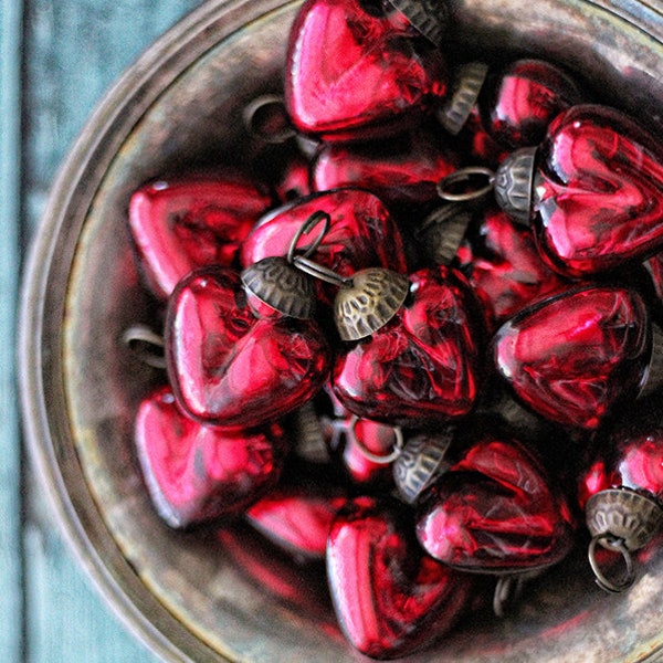 Red Mercury Glass - Etsy