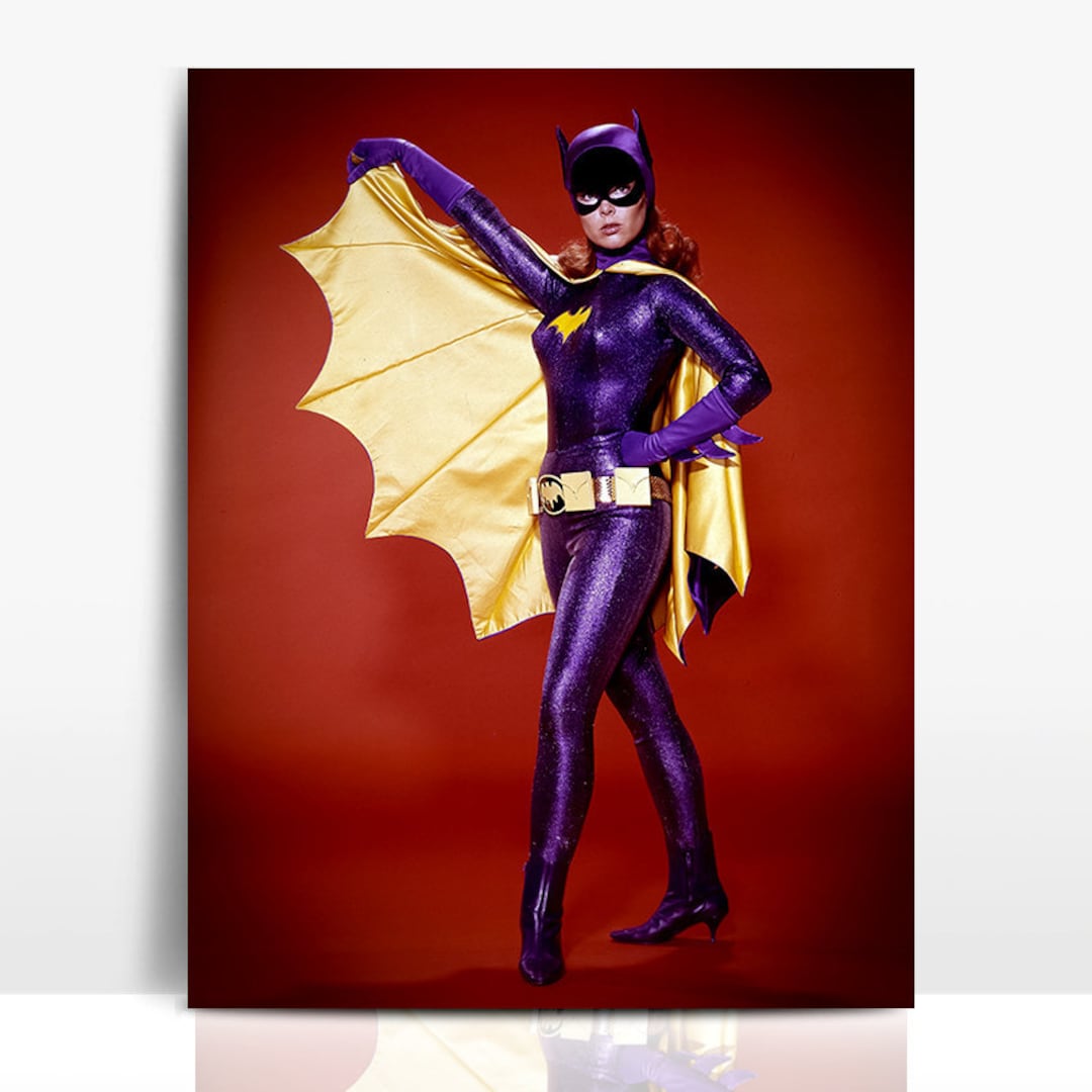 Batgirl Pin Up Print Actress Yvonne Joyce Craig Vintage Etsy