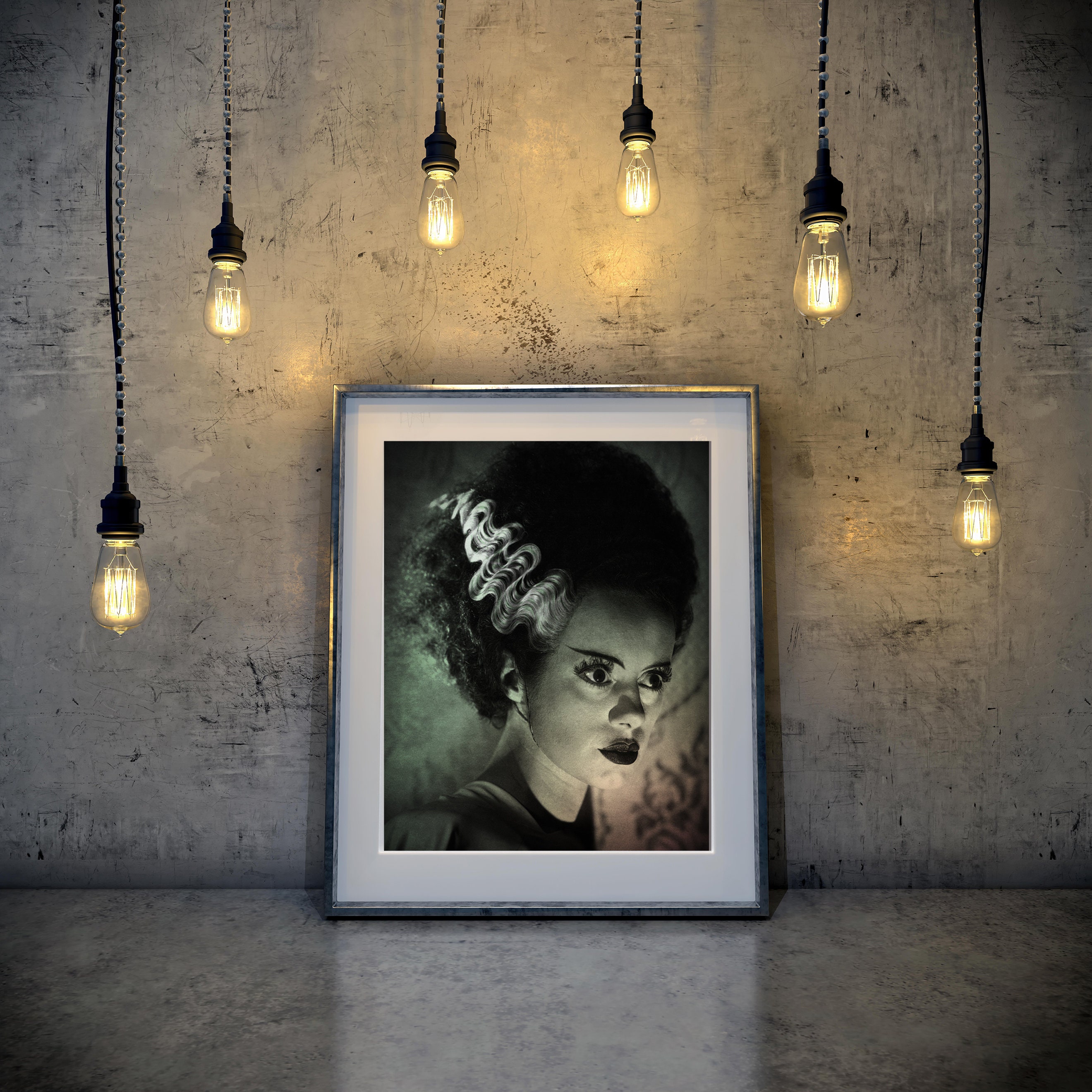 The bride of Frankenstein Gothic Reprint Vintage - Etsy