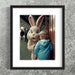 Easter Bunny Poster Scary Rabbit Painting, Pop Surrealism, Lowbrow ...