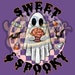 Sweet and Spooky PNG, Ghost Clipart, Concha Clipart, Pan Dulce Clipart ...